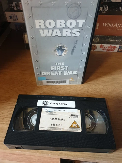ROBOT WARS THE First Great War VHS Video Tape. ex library rental £5.45 ...