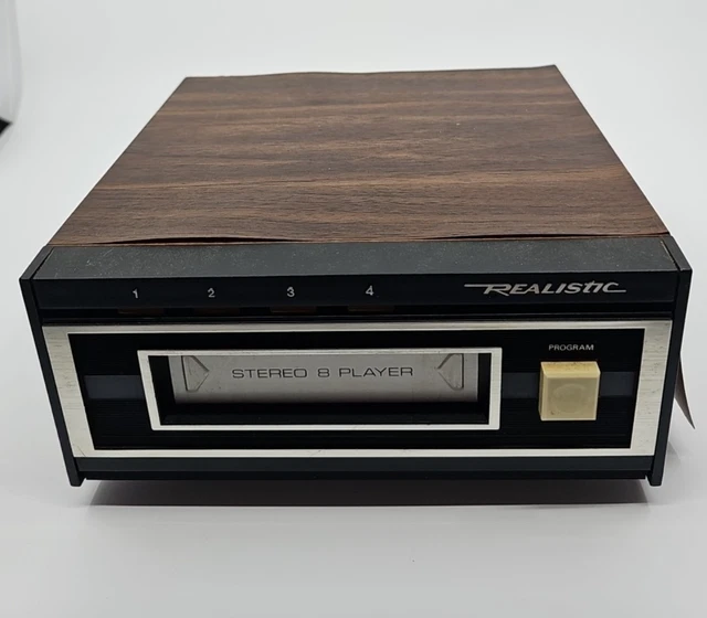 VINTAGE REALISTIC MODEL 14-935 TR-169 Stereo 8-Track Player Play Deck ...