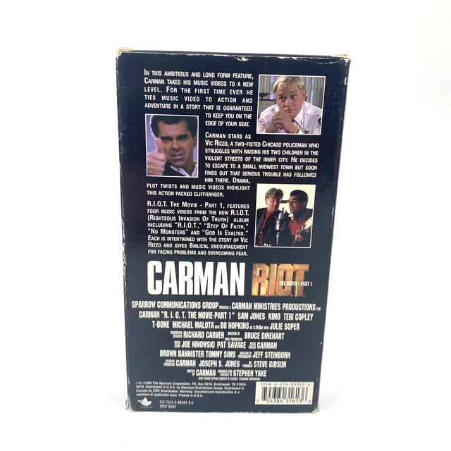 CARMAN - RIOT The Movie - Part 1 - VHS - 1996 £4.48 - PicClick UK