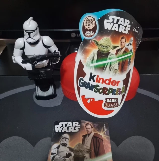 KINDER GRAN SORPRESA Dark&Mild 2024 Gadget Soldato Clone Star Wars EUR ...