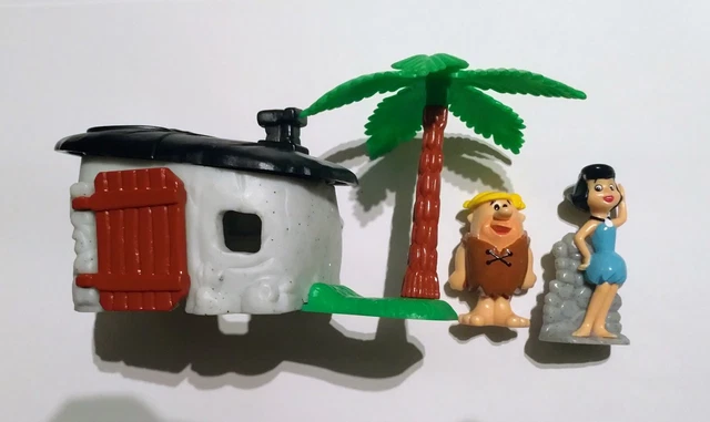 THE FLINTSTONES RUBBLE Home House Kinder Surprise Maxi Toy Hanna ...