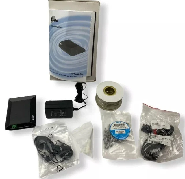 PHONIC EAR TELELOOP Amplifier Microphone Field For TV and Radio Sound ...