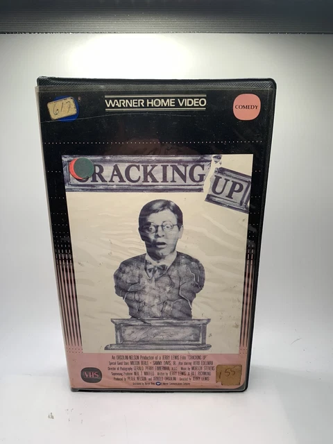 CRACKING UP (VHS, 1983) Jerry Lewis Warner noir clapet warner vidéo à ...
