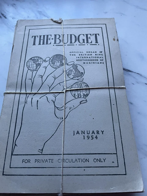 BUDGET MAGAZINE BRITISH ring international brotherhood magicians Jan ...
