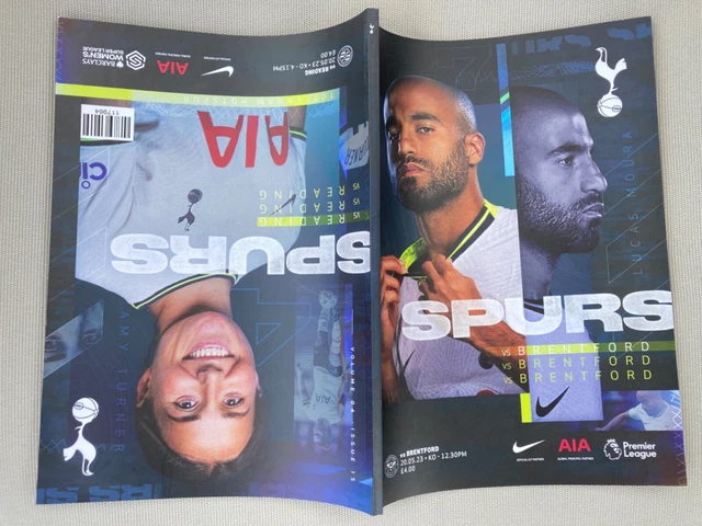 TOTTENHAM HOTSPUR DOUBLE Issue Football Programme. First ever Mens ...