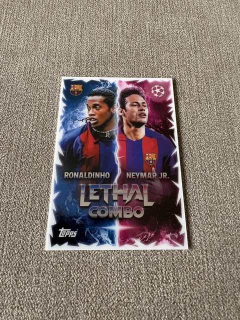 TOPPS MATCH ATTAX 2025/26 2026 Lethal Combo Ronaldinho Neymar Jr ...