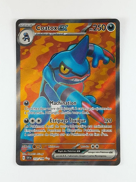 CARTE COATOX EX 232/198 Pokémon Écarlate et Violet Full Art Neuve FR (261) EUR 7,50 - PicClick FR
