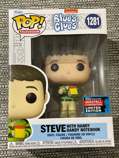 FUNKO POP TELEVISION Blues clues Steve with handy dandy notebook #1281 ...