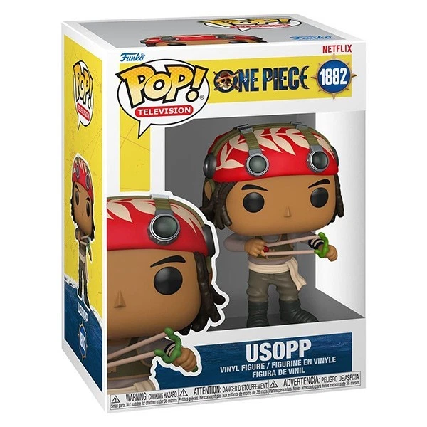 FUNKO POP USOPP 1882 One Piece Netflix Figure Vinyl EUR 21,90 - PicClick IT