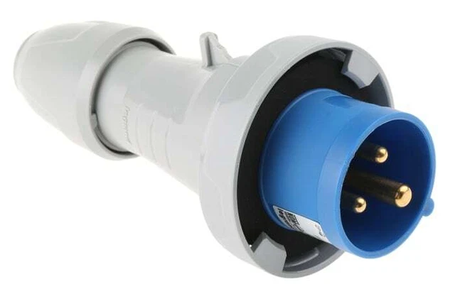 LEGRAND P17 TEMPRA Pro INDUSTRIAL POWER PLUG 16A 230V 2P+E BLUE 5 553 ...