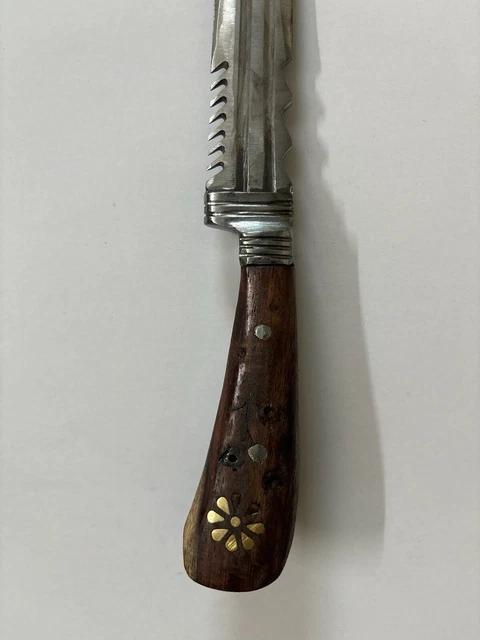 ROSEWOOD DAGGER DIRK Poniard Machete Curved Khyber Jambia Shank Cleaver ...