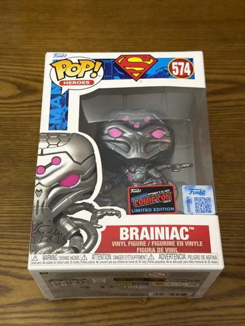 NYCC 2025 OFFICIAL Sticker Funko Pop! DC Superman - BRAINIAC Figure ...
