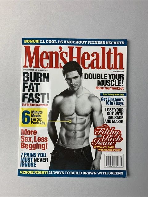 VINTAGE MEN’S HEALTH UK Magazine May 2008 - Joe Zare £14.55 - PicClick UK