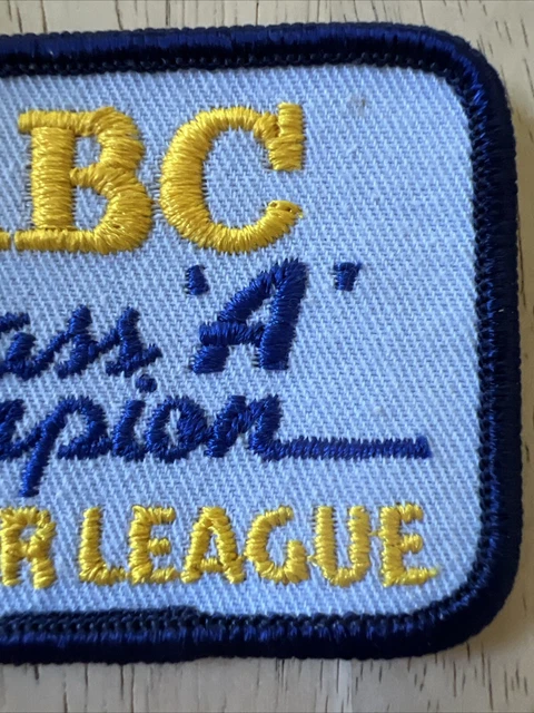 VINTAGE ABC CLASS “A” Senior League Bowling 🎳 Champion Patch $5.91 ...