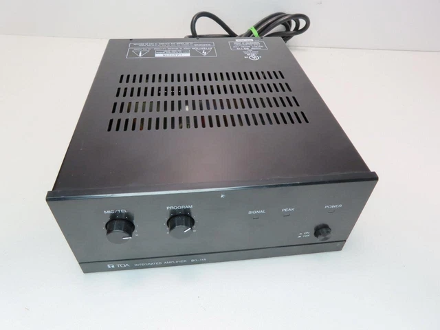TOA BG-115 MIXER Power Amplifier Integrated Amplifier 15W $99.95 ...