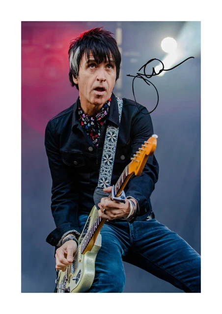 JOHNNY MARR THE Smiths A4 reproduction signed photograph poster choice ...