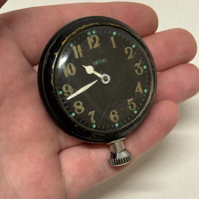50MM VINTAGE SMITHS Motor Watch Rally Timer Pocket Watch Stop Watch To ...