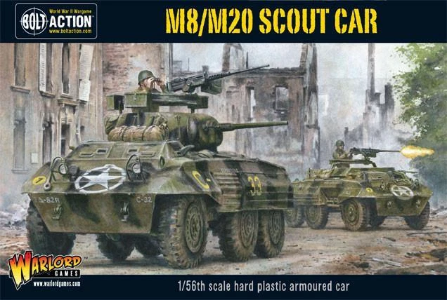 WARLORD GAMES, M8/M20 GREYHOUND ARMOURED CAR, Bolt Action Wargaming ...