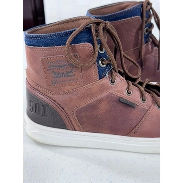 &LEVIS&, MENS HIKING Boots, Size 8, SEE PICS ,FINAL SALE!, Small Flaws ...
