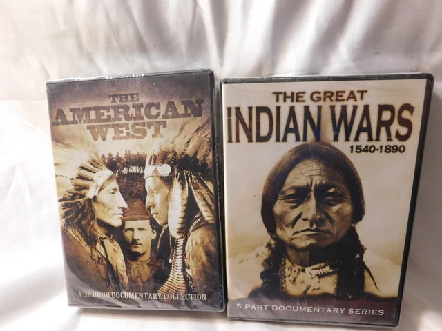 THE AMERICAN WEST Documentary Set DVD and The Great Indian Wars 1540 ...