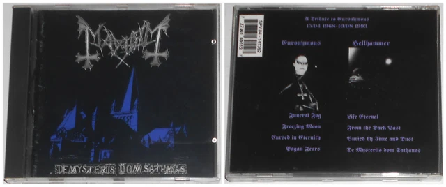 MAYHEM DE MYSTERIIS Dom Sathanas Cd 1993 EUR 19,99 - PicClick FR