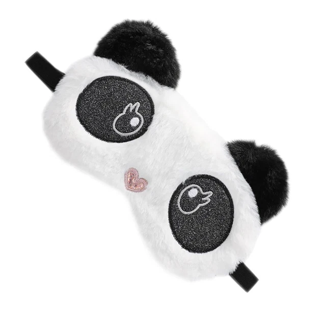 1 PC PANDA Theme Eye Mask Comfortable Eye Cover Adorable Sleep ...