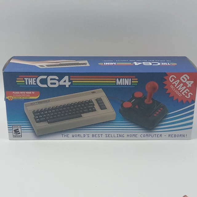 C64 COMMODORE RETRO Computer Mini Plug and Play 64 Built In Games New ...