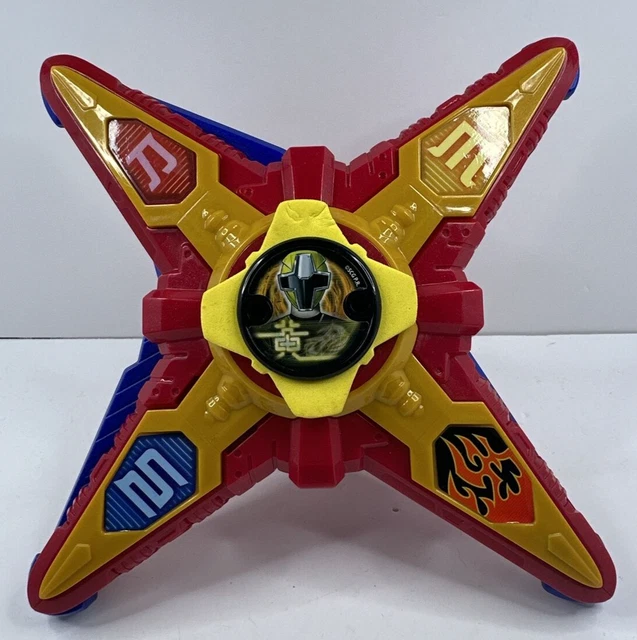 POWER RANGERS NINJA Steel DX Red Star Battle Morpher with 1 disc tested ...
