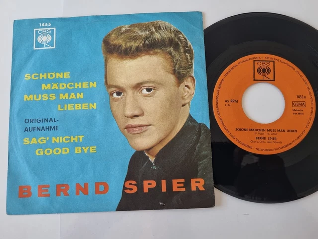 BERND SPIER - Schöne Mädchen muss man lieben 7'' Vinyl Germany EUR 13 ...