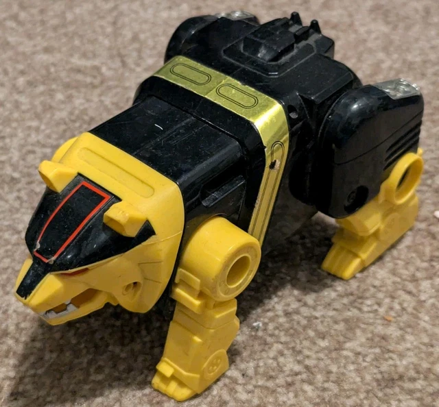 MIGHTY MORPHIN' POWER Rangers Ninja Megazord Yellow Bear Zord 1995 ...