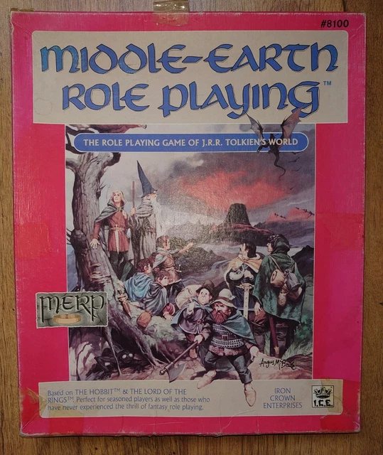 MIDDLE EARTH ROLE Playing Game MERP I.C.E. Lord of the rings ...