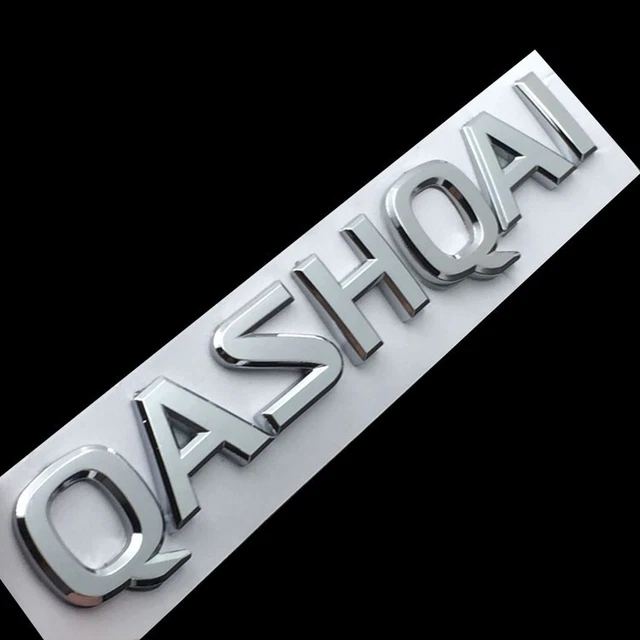 QASHQAI EMBLÈME LETTRAGE logo arrière original chrome Nissan Neuf EUR ...