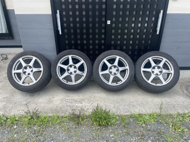 JDM LANCER EVOLUTION 8 Evo 8 genuine wheel Enkei 17 inch 8J +38 114.3 ...