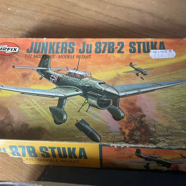 AIRFIX 1978 JUNKERS Ju 87B-2 Stuka 1/72 Model Kit £9.99 - PicClick UK