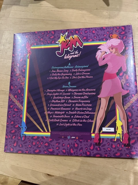 JEM AND THE Holograms 40Th Anniversary Tv Soundtrack Album Record Vinyl ...