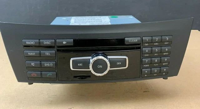 MERCEDES-BENZ W204 C-CLASS CD Radio Command Navi Head Unit High ECE ...