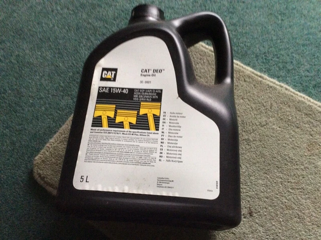 1X 5L CAT engine oil p/no 3E9901 £12.00 - PicClick UK