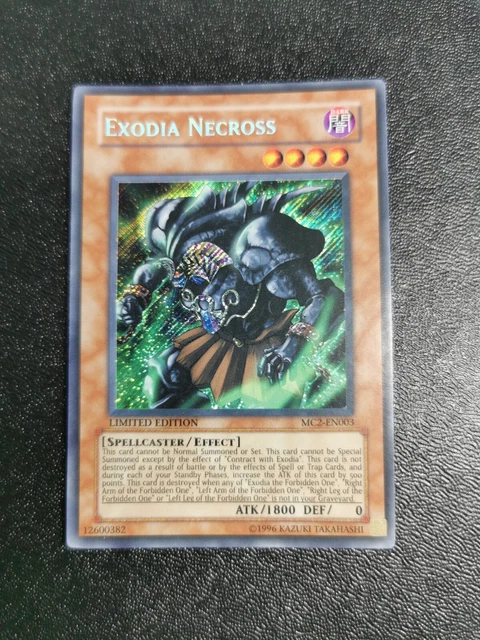 YUGIOH! EXODIA NECROSS Limited Edition MC2-EN003 - Secret Rare *** £25. ...