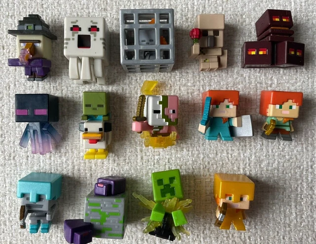 MINECRAFT MINIFIGURE BLIND Box 14 Figures Mattel - USED $19.99 ...