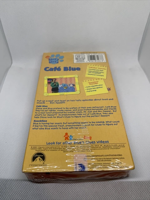 BLUES CLUES - Cafe Blue (VHS, 2001) Factory Sealed $31.60 - PicClick CA