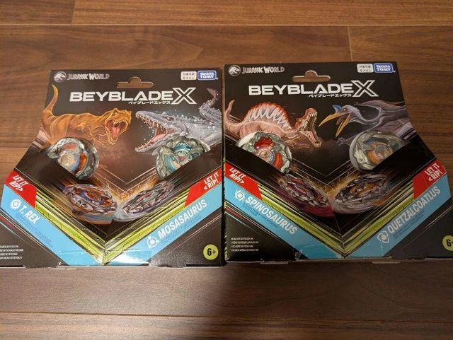 SET BEYBLADE X T-Rex/Mosasaurus/Spinosaurus Quetzalcoatlus nuovo EUR ...