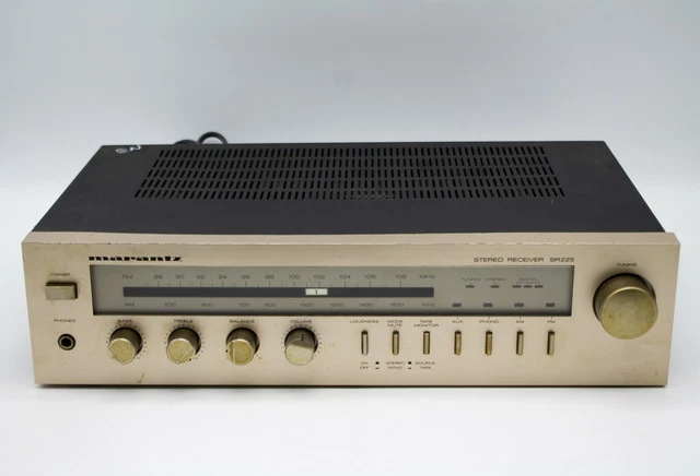 VINTAGE MARANTZ SR225 Stereo AM/FM Tuner Phono Receiver Tested ...
