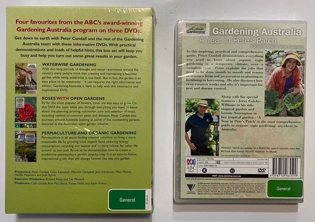 GARDENING AUSTRALIA PETER Cundall DVD Bundle TV Show Series Region 4 ...