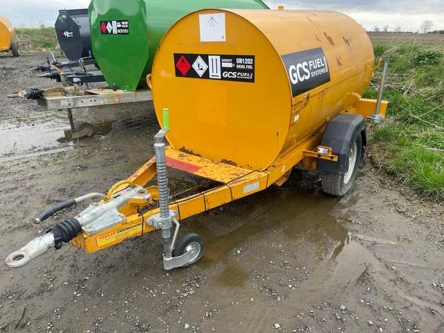 950 LITRE BUNDED Fuel Tank Trailer Engineering Bowser Diesel 950L £ ...
