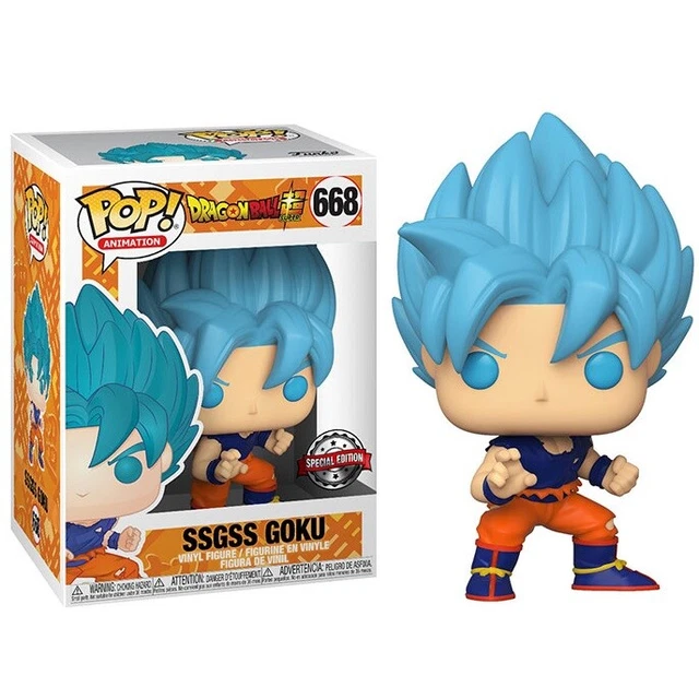 FUNKO POP ! Animation Dragon Ball Super - (668) Ssgss Goku Saiyan Blue ...