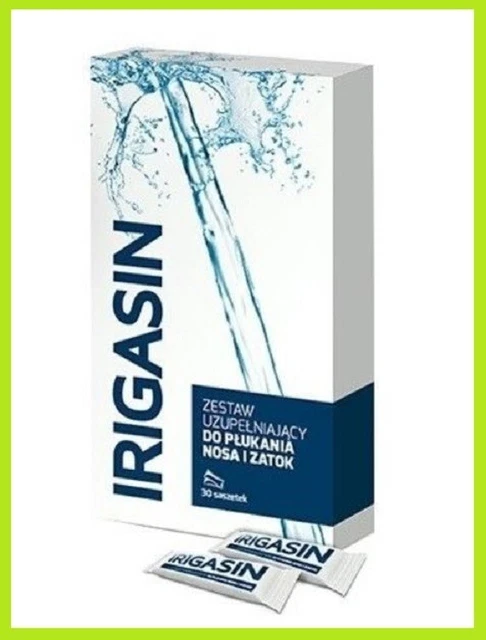 RECHARGE DE RINÇAGE NASAL ET SINUS IRIGASIN 30 sachets EUR 11,77 ...