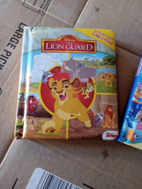 DISNEY PIXAR FINDING Nemo/ Lion King-(Little First Look and Find) - £3. ...