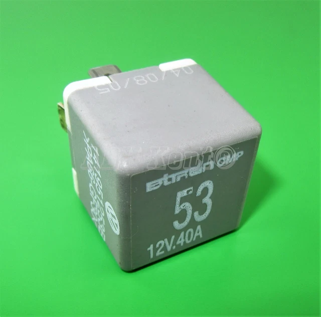 61-AUDI VW SEAT Grey-53 Fuel Pump/ Wiper 4-Pin Relay 141951253B Bitron ...