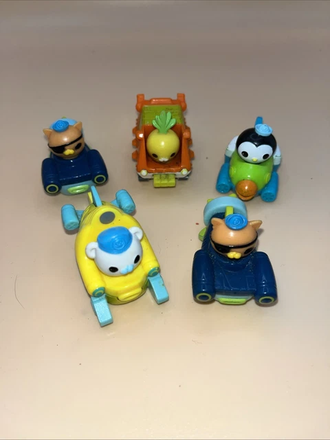 OCTONAUTS GUP SPEEDERS Mini Vehicles Cars Gup T Tunip Gup Q Gup P Gup U ...