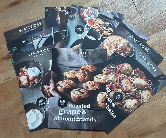 WAITROSE RECIPE CARDS February 2025 £0.99 - PicClick UK
